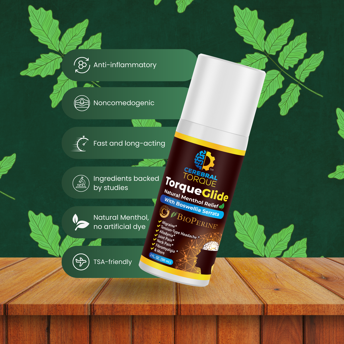 TorqueGlide | Topical solution for pain relief and migraine support ...